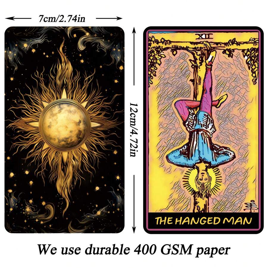 Tzxamsez Tarot Cards For Beginners, Classic Tarot Cards With Meanings ...