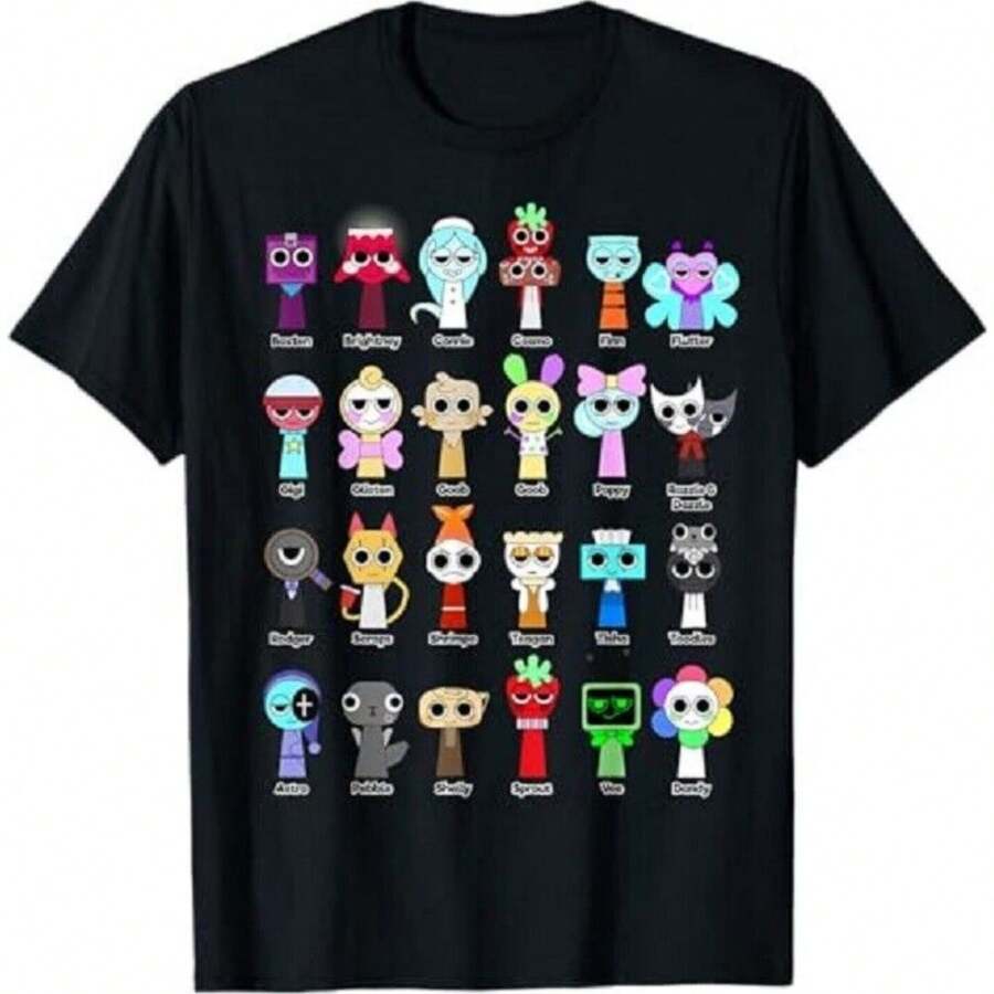 All Dandy's World Sprunki Toys T-Shirt | SHEIN USA