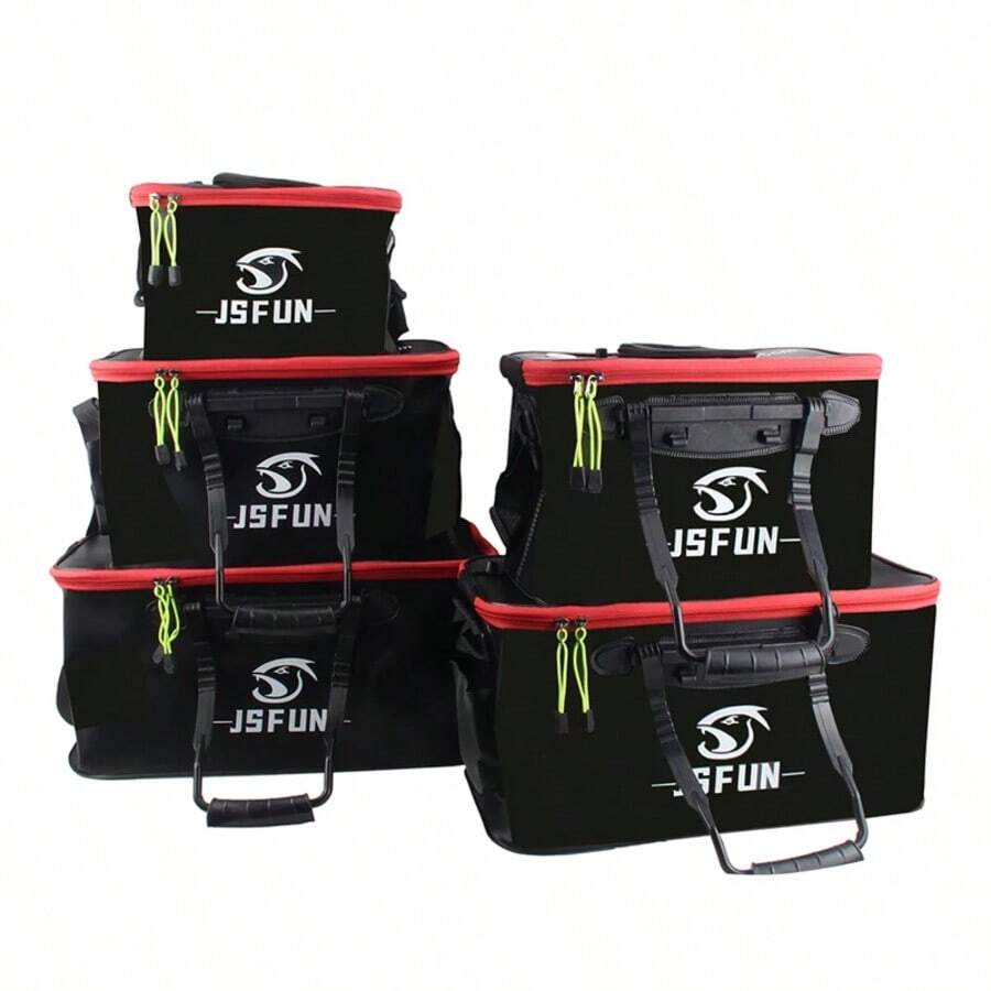 Fishing Bucket Folding Thickening Living Fish Bucket Without Oxygen ...