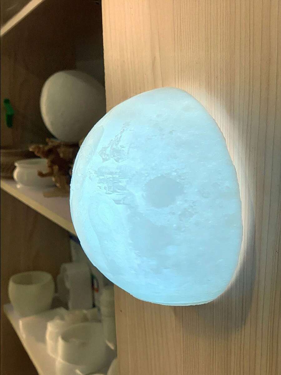 1pc Custom Photo 3D Printing Moon Light Magnetic Wall Light LED Moon ...