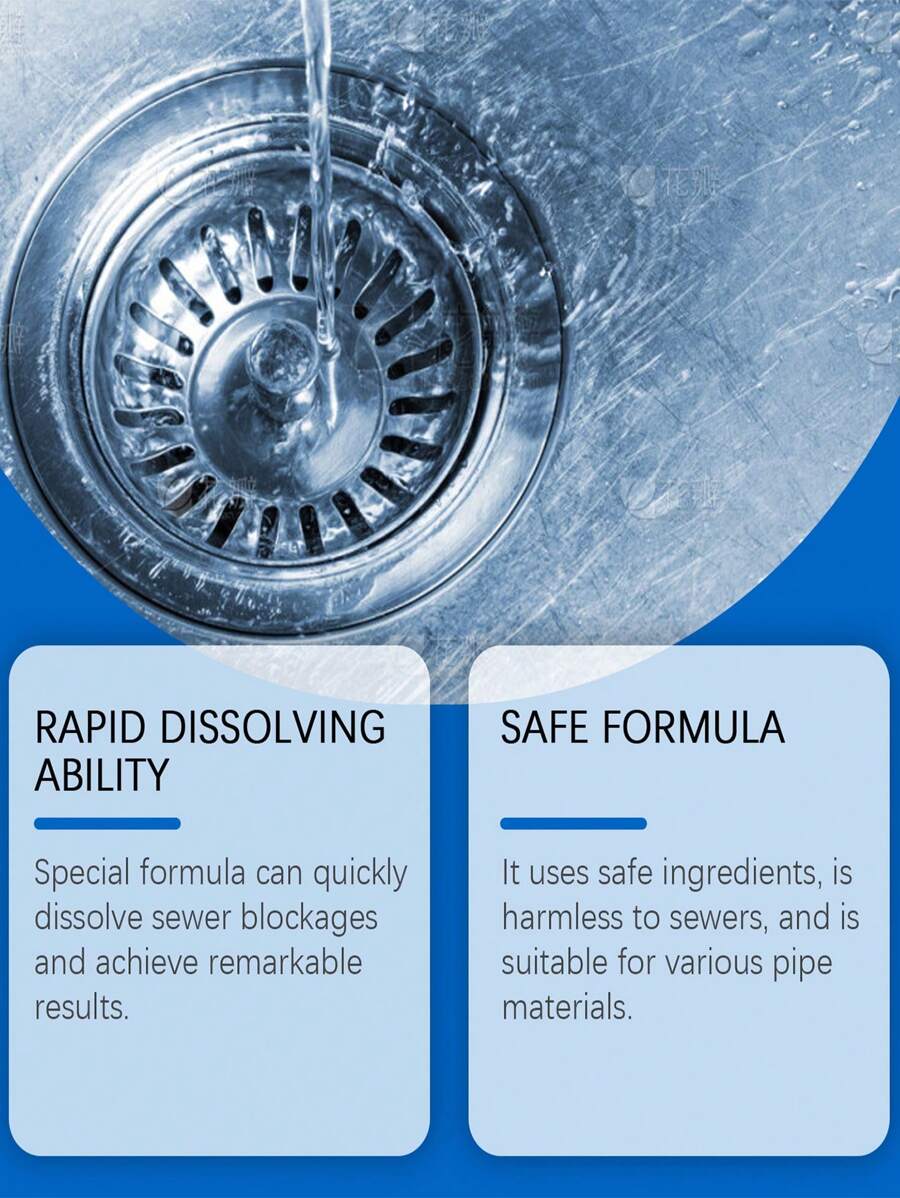 1 Box Of 6 Pcs Sewer Dredger, Pipe Blockage Remover, Kitchen And Toilet ...