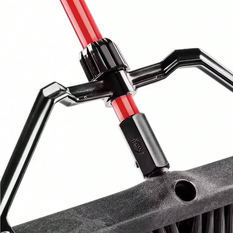 36-Inch Heavy-Duty Push Broom Set With Smooth Surface, Brace, And Steel ...