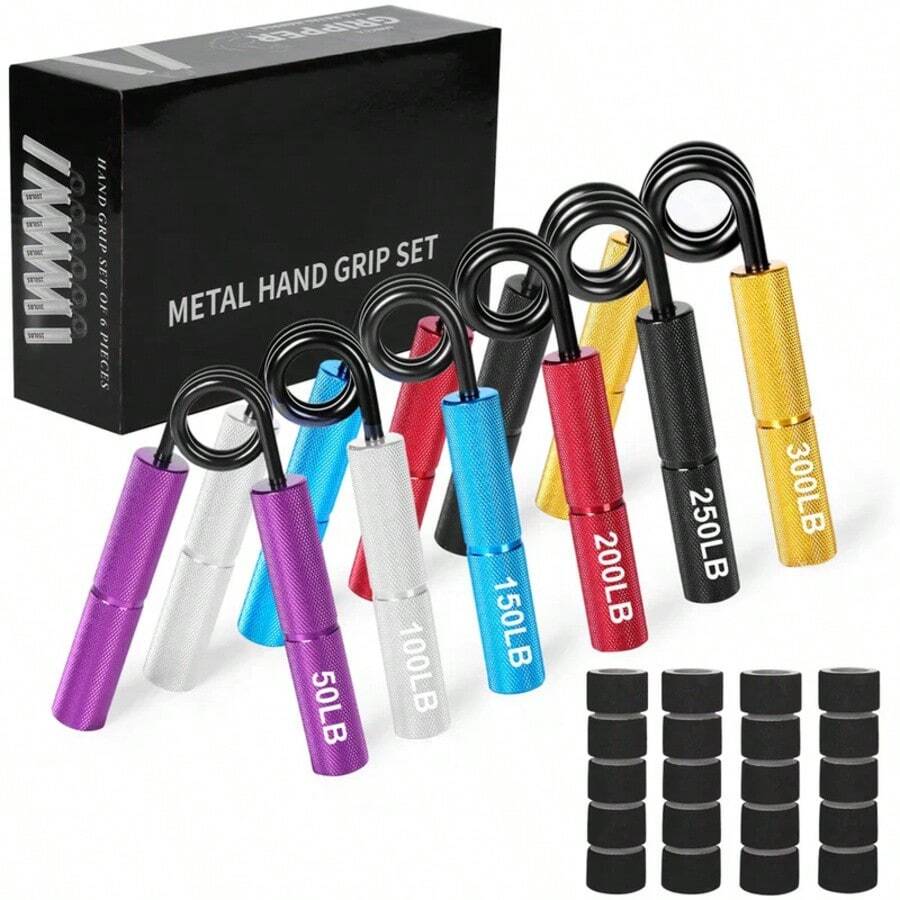 Metal Hand Gripper 50LB-350LB Strengthener Finger Exerciser Grip ...