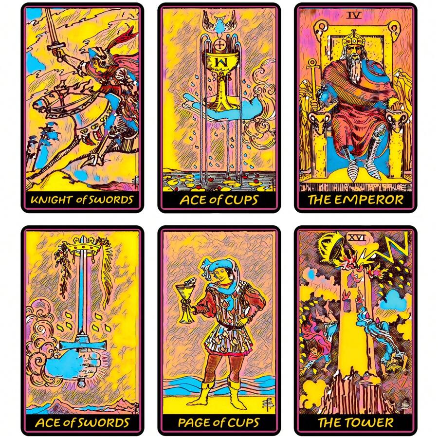 Tzxamsez Tarot Cards For Beginners, Classic Tarot Cards With Meanings ...