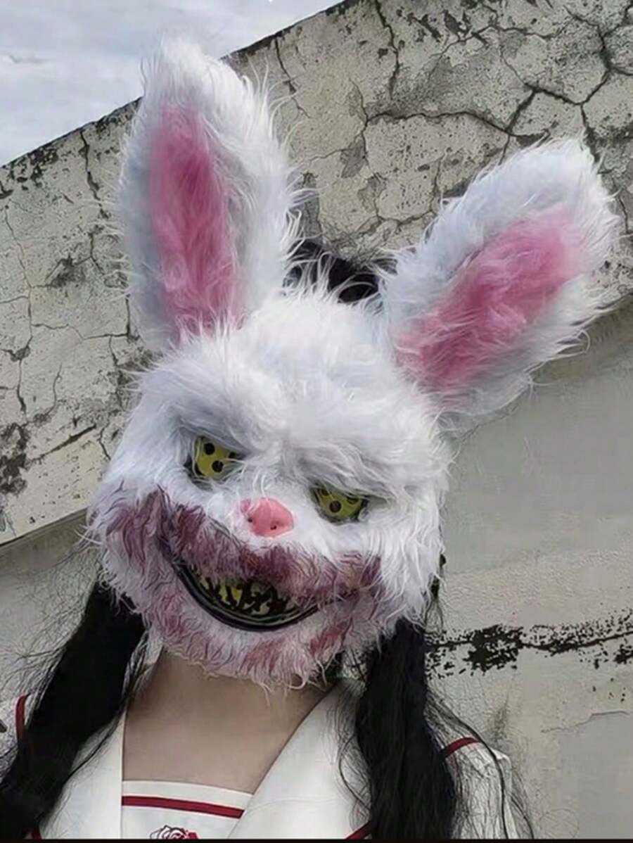 1pc Easter Bunny Mask For Festival Role Play Easter Costume Disguise ...