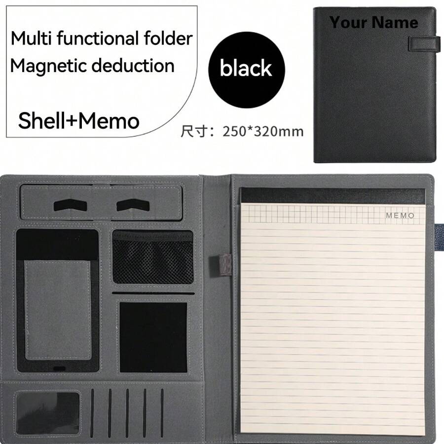 Customize Your Name Multi Functional Folder A4 Folder Office Storage ...