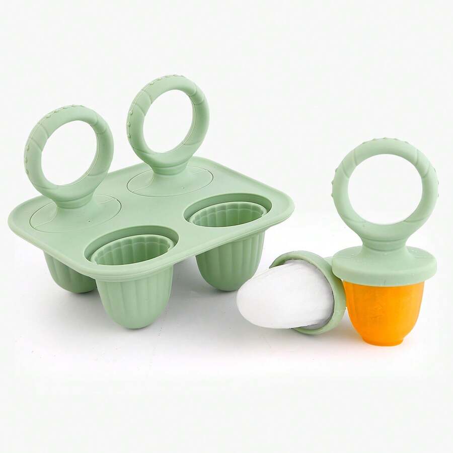 Silicone Baby Popsicle Mold, Teething Popsicle, Ice Cream Mold, Iced ...