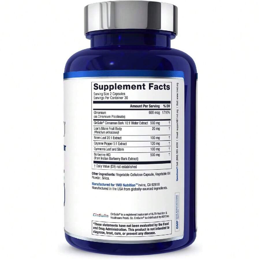 Blood Sugar Support Supplement | With Patented Cinnamon Extract ...