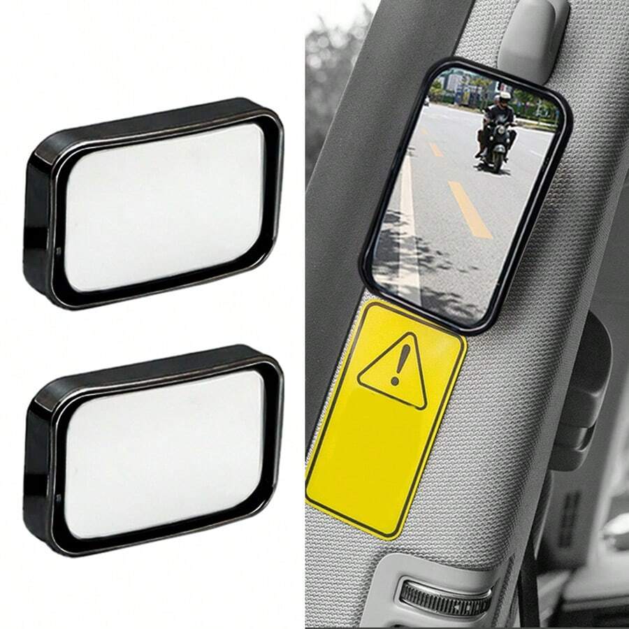 2pcs 3R Rearview Mirror Auxiliary Reflector Blind Spot Wide-Angle ...