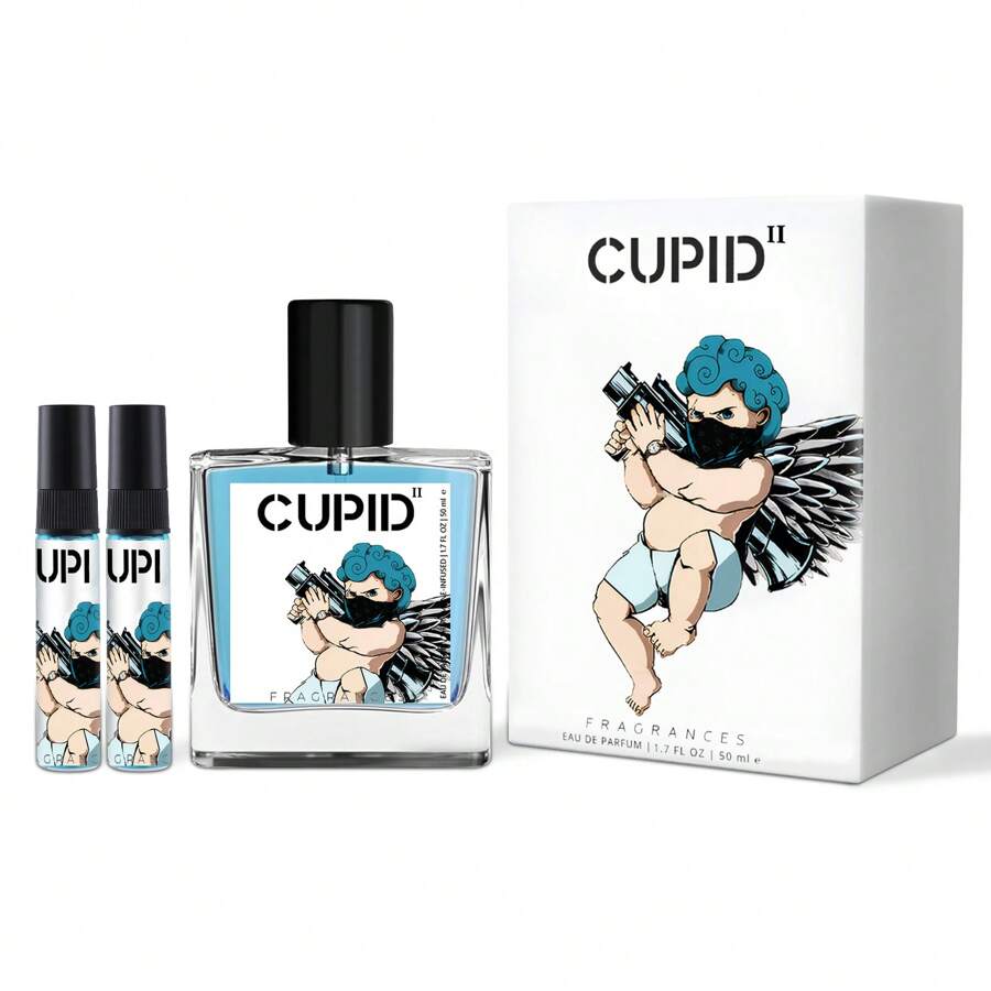 2Set 50ml Cupid Cologne For Men - Masculine Fragrance With 2 Bottles Of ...