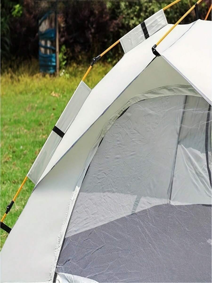 Outdoor Camping Automatic Quick Opening Tent, Silver-Coated Waterproof ...