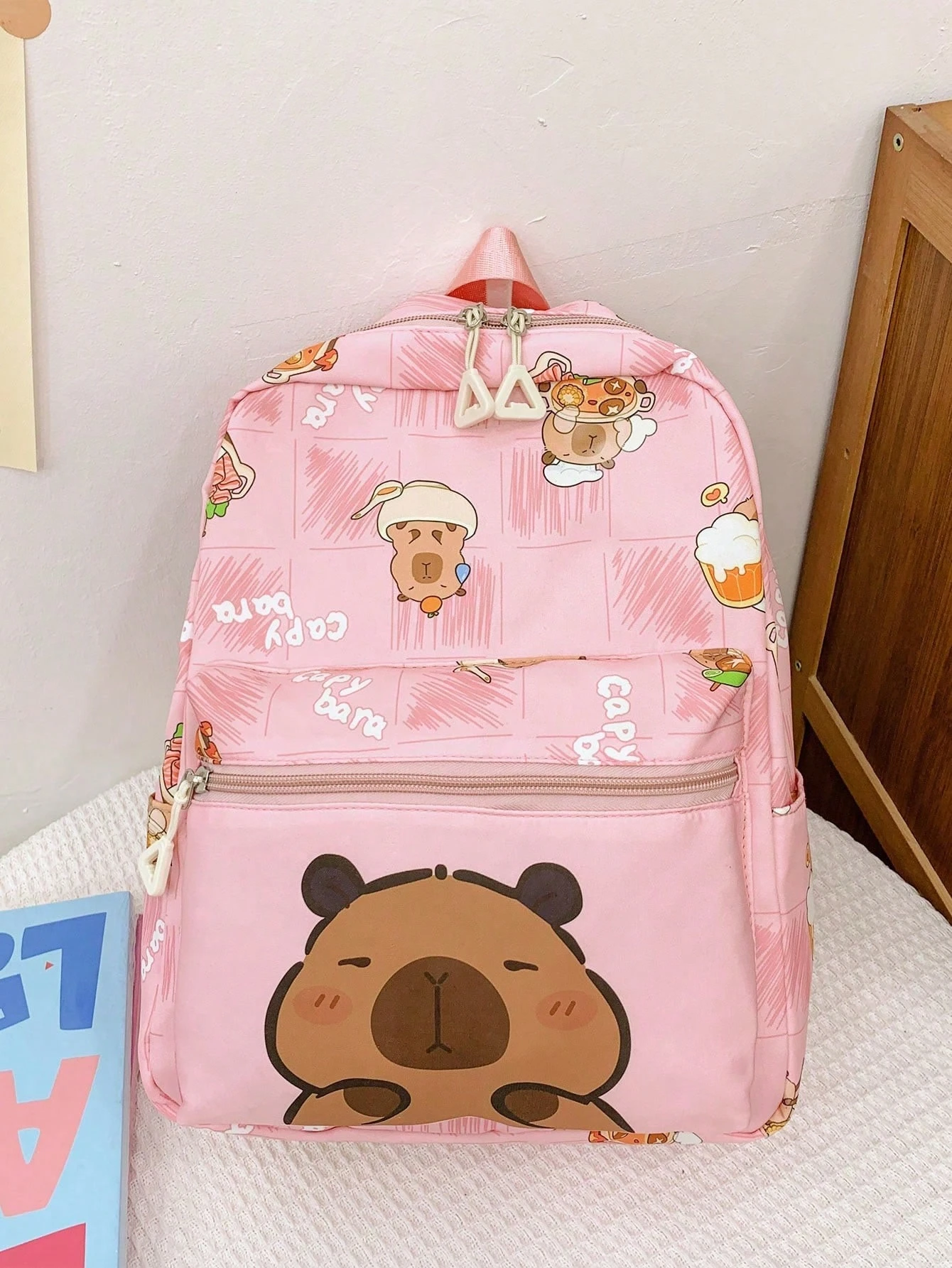 Cute Capybara Backpack Women Small Backpack Girls Teenagers Schoolbag ...