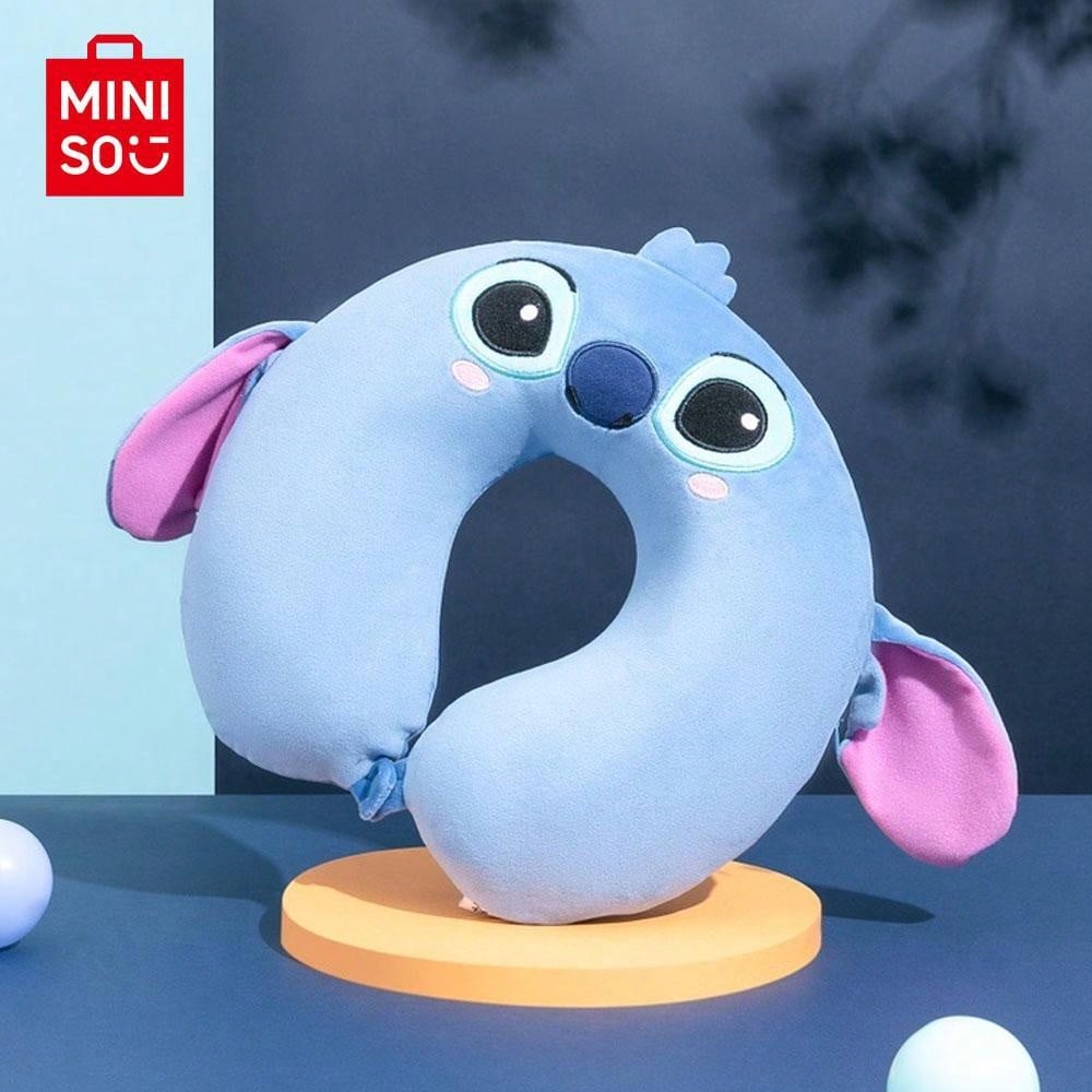 Miniso Disney Stitch U-Shaped Neck Pillow Soft Travel Neck Pillow ...
