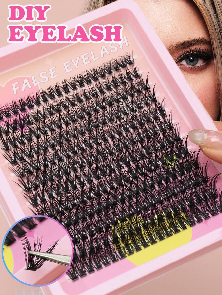 240 Clusters 12 Rows Of Natural Style False Eyelashes DIY Natural Look ...