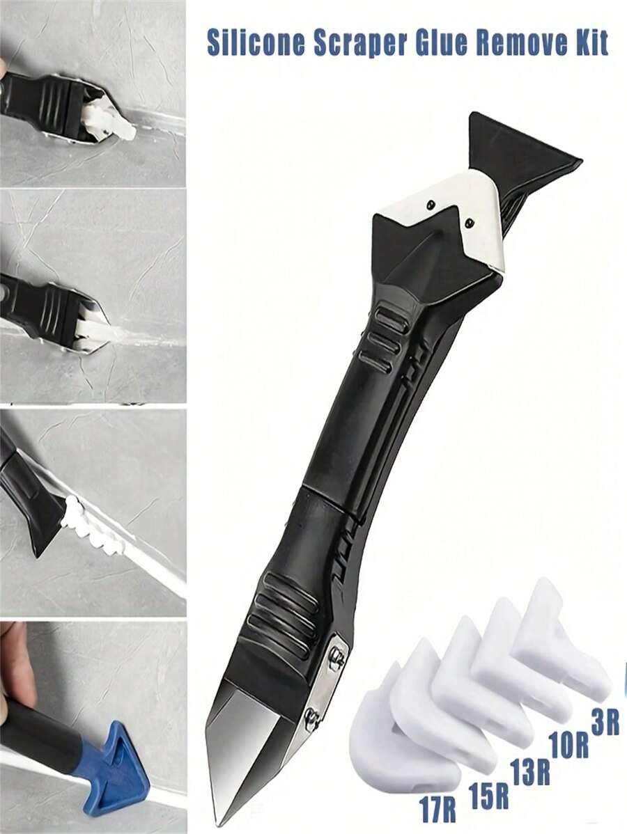 1pc 5-In-1 Silicone Sealant Smoothing Tool - Scraper And Smoother For ...