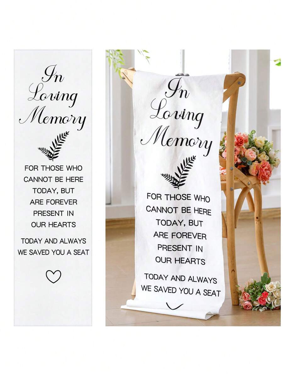 2pcs-Memorial Wedding Chair Sign For Ceremony Wedding Memorial Sign ...