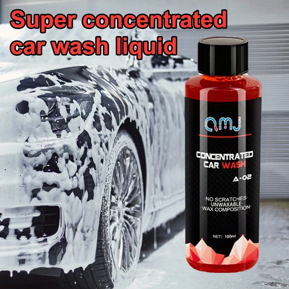 100ml Highly Concentrated Car Wash Liquid - Powerful Foaming Cleaner ...
