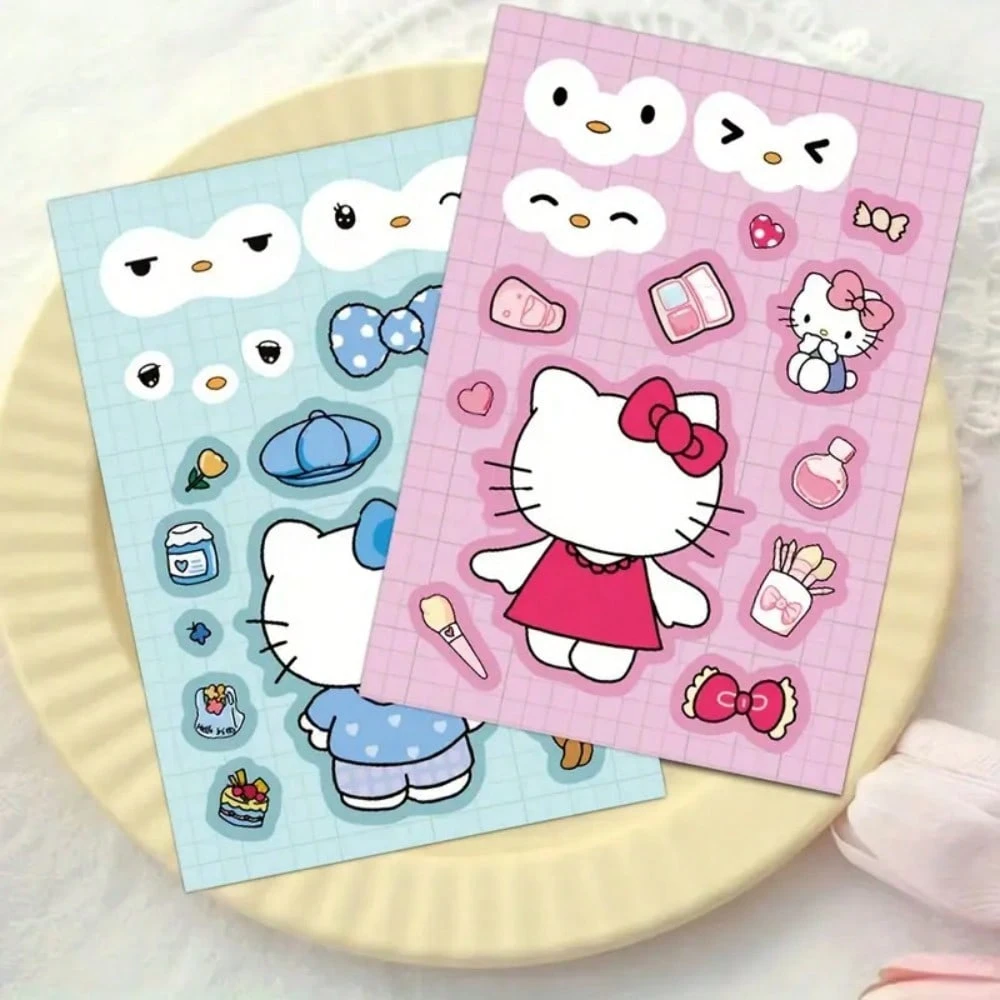 Sanrio 8pcs Hello Kitty & Sanrio Stickers - Waterproof PVC Decals For ...