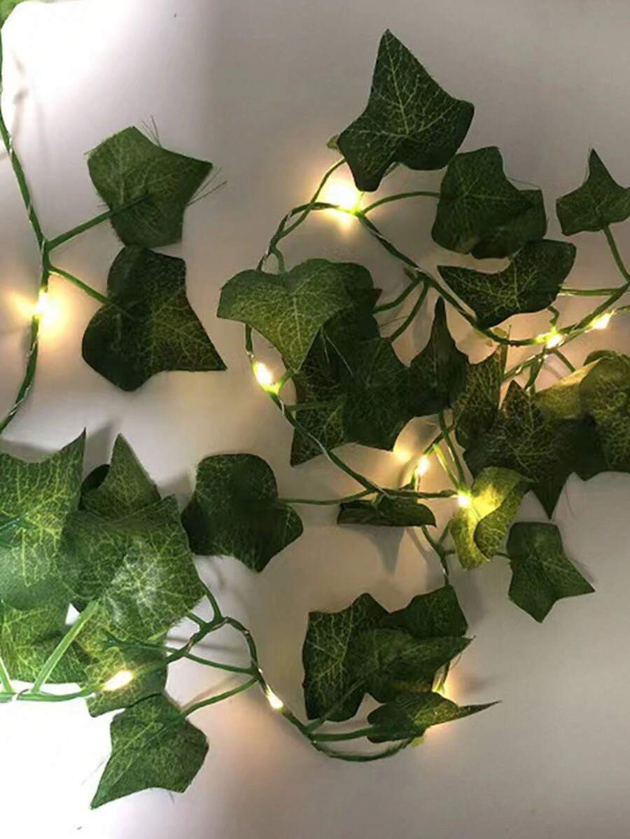 LED Ivy String Lights Artificial Ivy Garland With Lights Battery ...