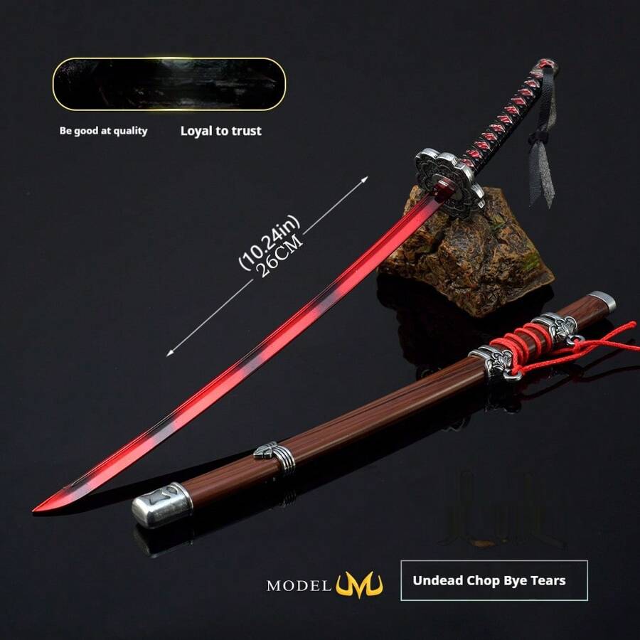 Sekiro Katana - Full Metal Model - Sword Toy - Safe Without Blades ...