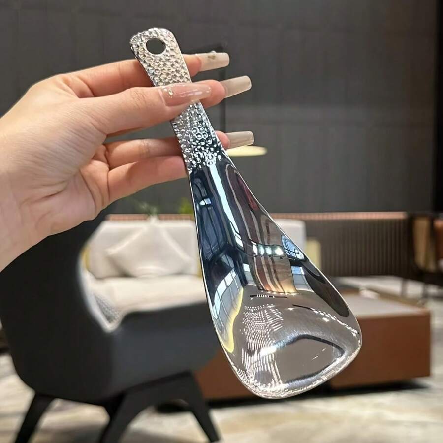 1pc-Elegant Stainless Steel Hammer Design Rice Spoon - Perfect For ...