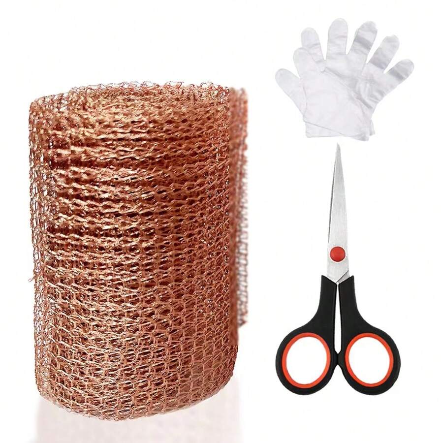 5 Inches X 32 Feet Copper Wool Used For Rodent Control, Copper Net ...