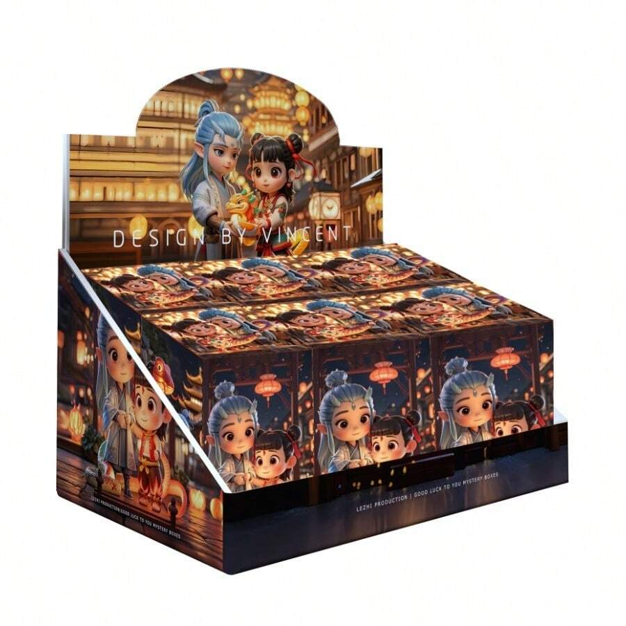 2 generations AB models Nezha 2 Ao Beng movie with the same model magic ...