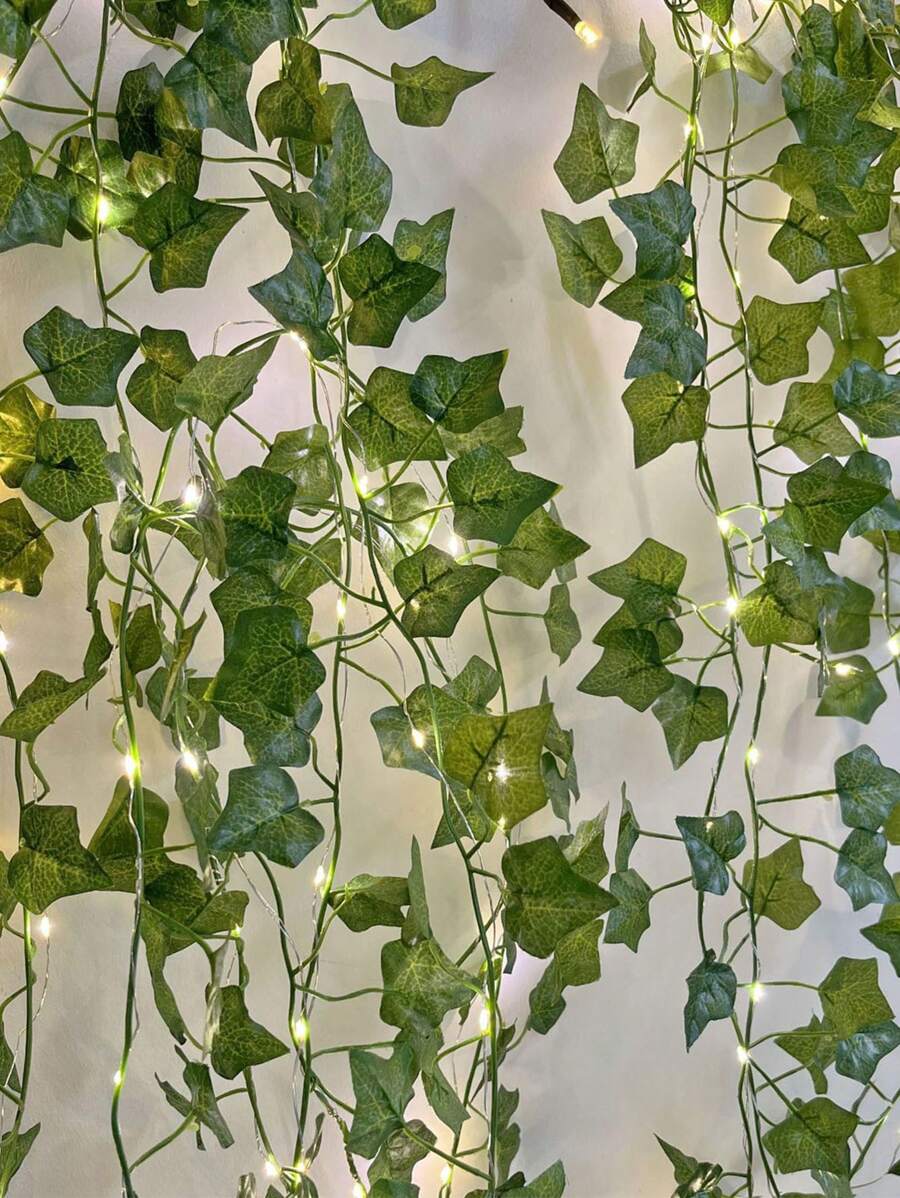 LED Ivy String Lights Artificial Ivy Garland With Lights Battery ...