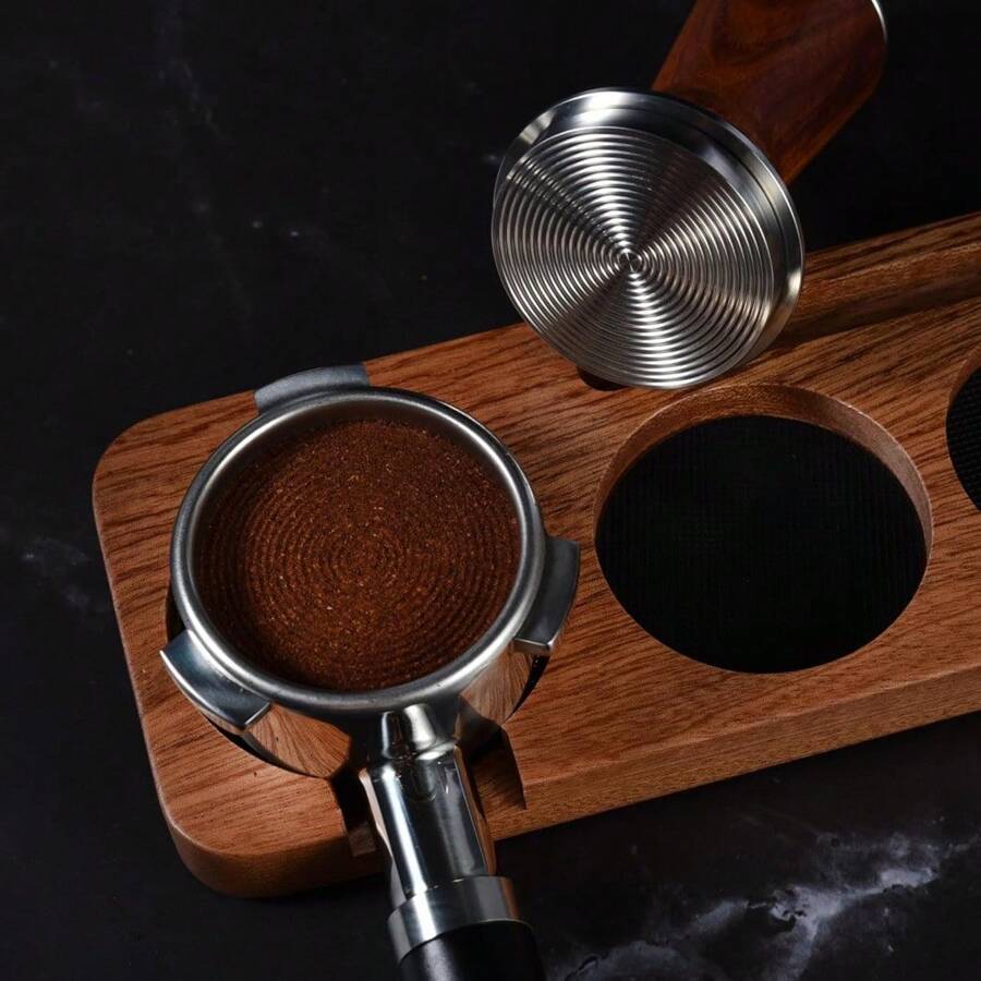53.3mm Espresso Hand Tamper, Calibrated Spring Loaded Coffee Tamper ...