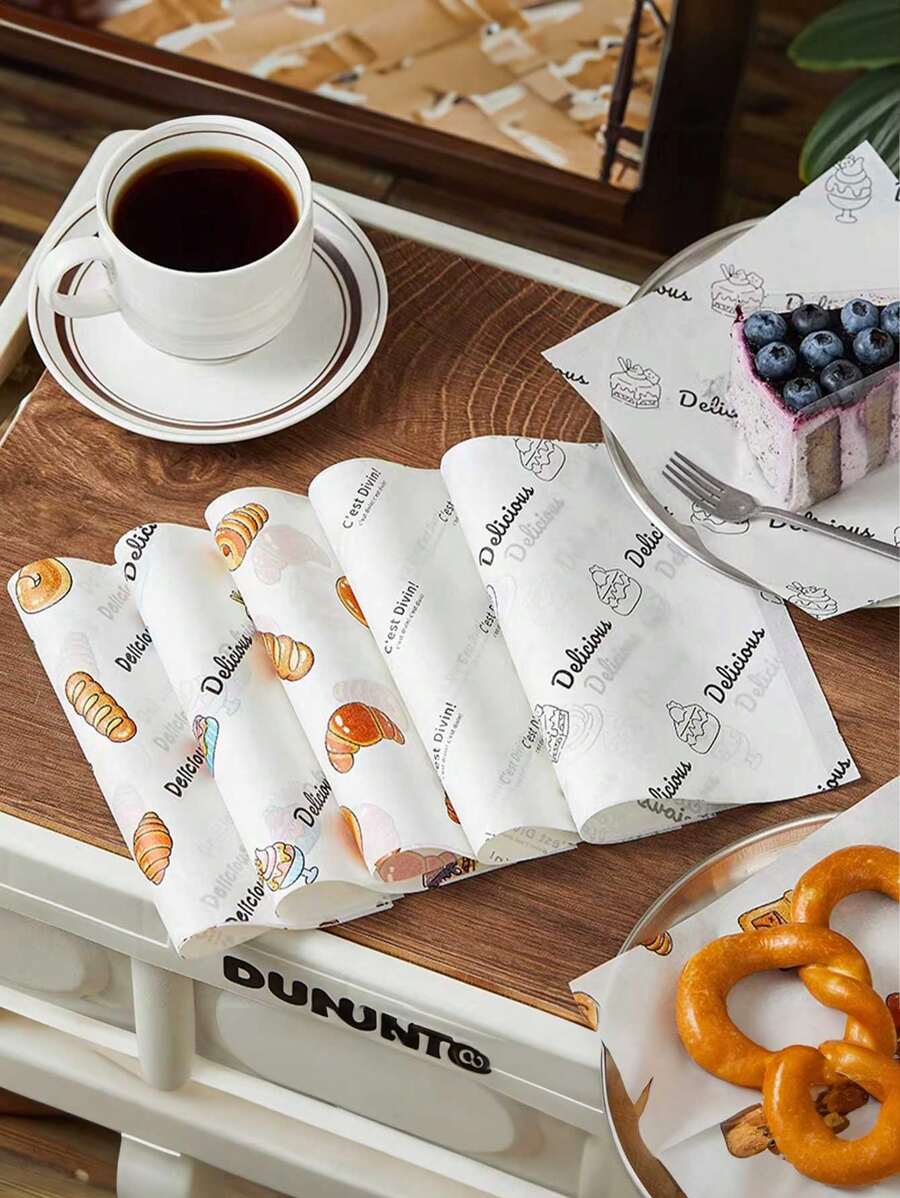 1 Pack Of 40 Unbleached Kraft Paper Bags, Oil And Oil Proof Snack Bags ...