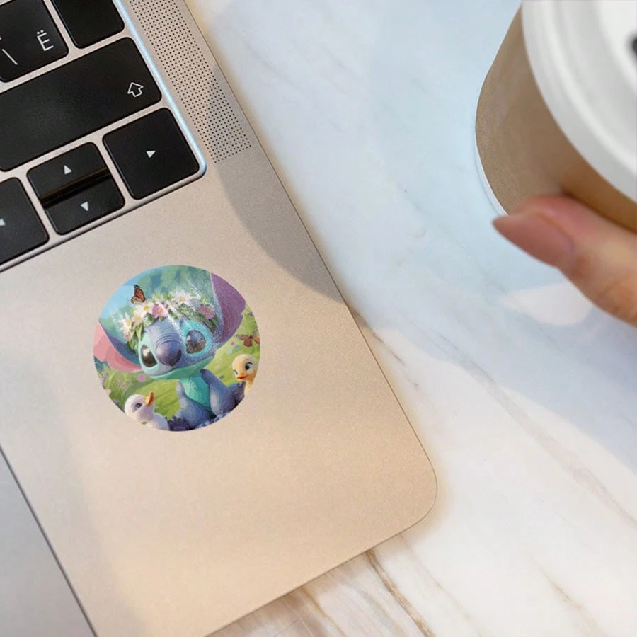 Disney 500pcs Stitch Reward Sticker Roll, Cartoon Pattern, Paper ...