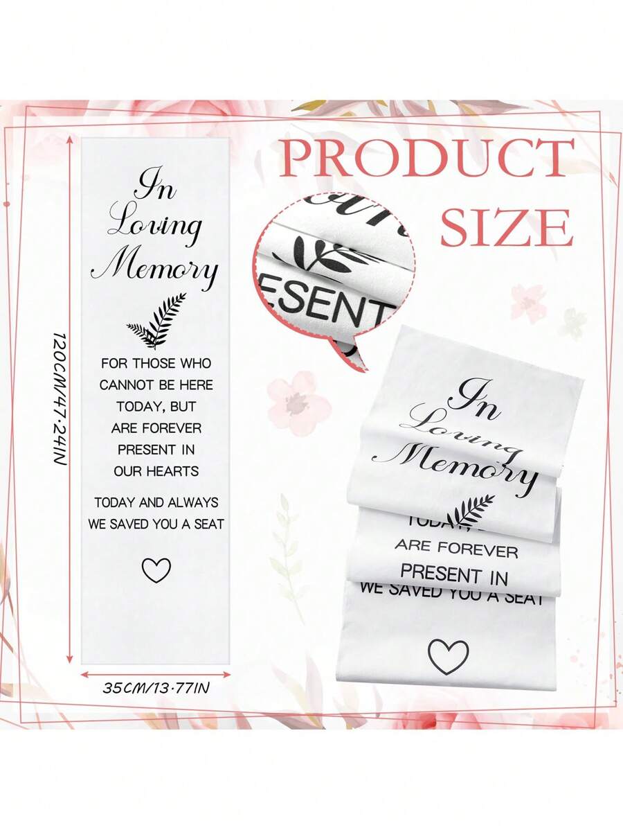 2pcs-Memorial Wedding Chair Sign For Ceremony Wedding Memorial Sign ...