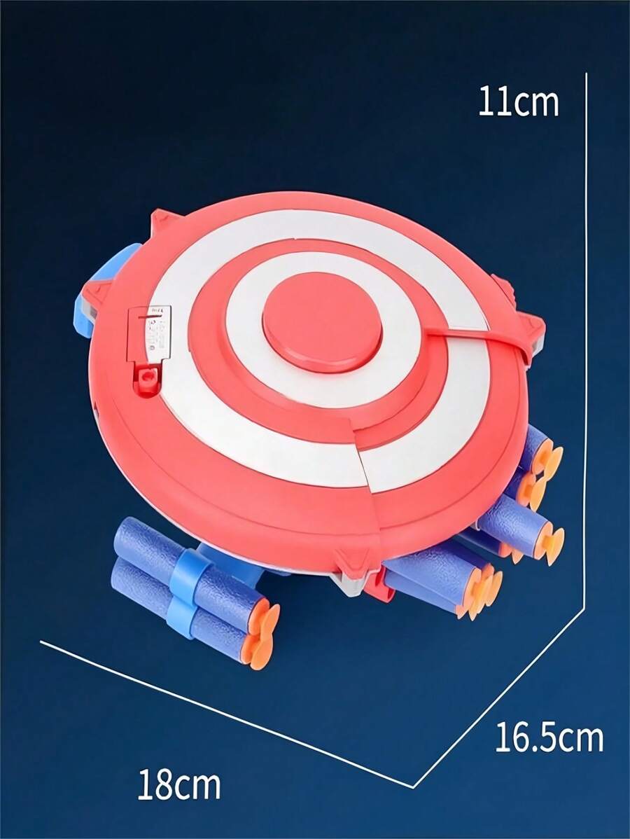 Children's 2-In-1 Shield Launcher Toy, Soft Bullet Transformable Hidden ...