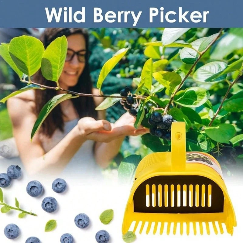 Portable Blueberry Picker - Battery-Free Fruit Harvester For Orchards ...