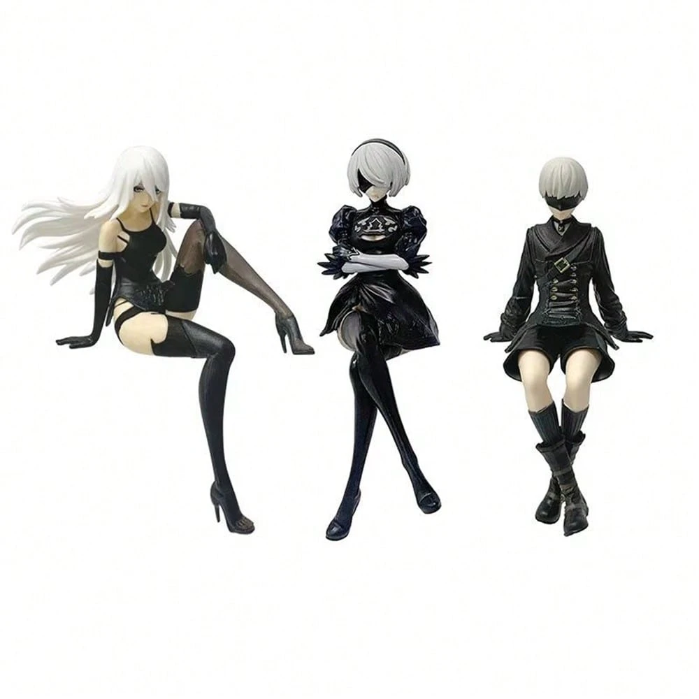 Bandai NieR Automata 13-15cm Sitting YoRHa No. 2 Type B 9S A2 Figure ...