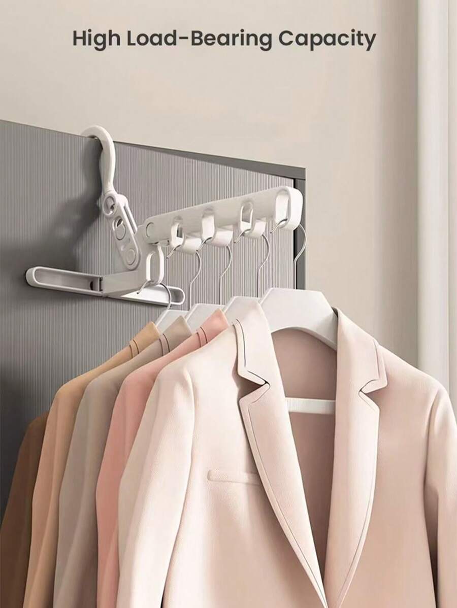 Portable Foldable Travel Hanger Folding ClothesDrying Rack Travel ...
