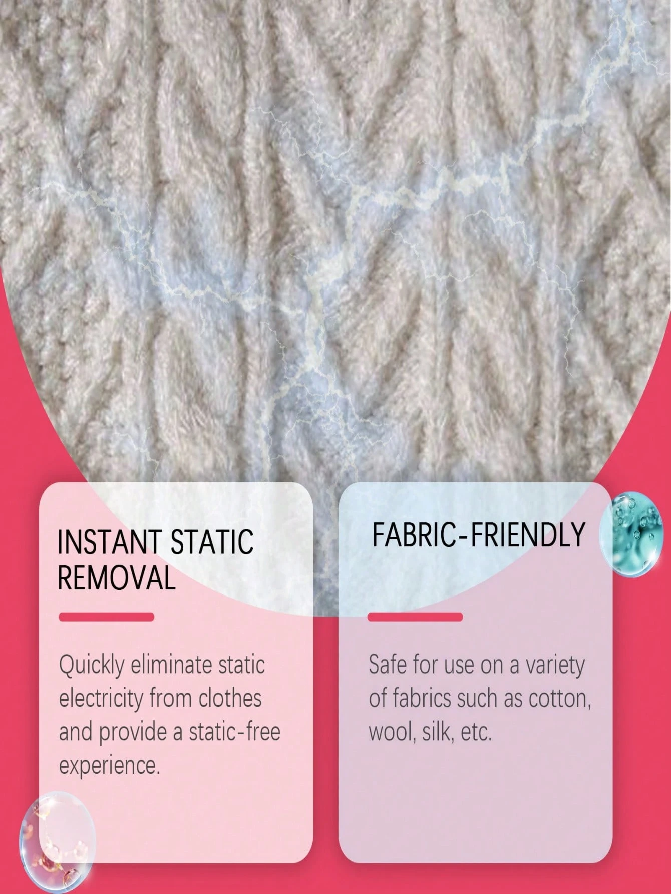 Anti-Static And Anti-Wrinkle Fabric Spray, Smooth And Comfortable ...