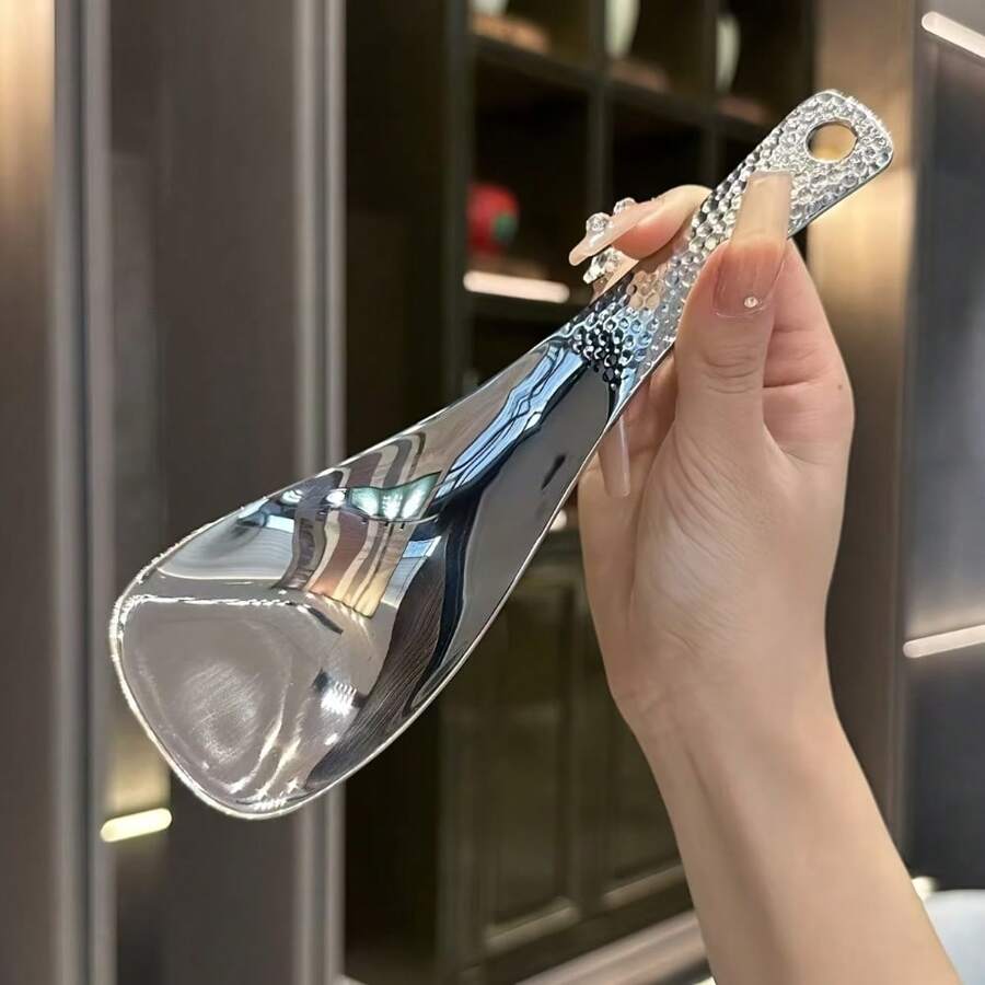 1pc-Elegant Stainless Steel Hammer Design Rice Spoon - Perfect For ...