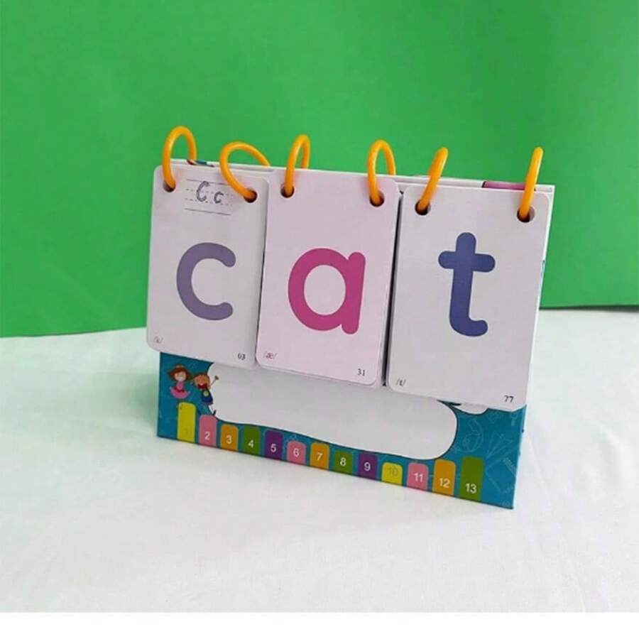 Lachilly CVC Word Builder,Phonics Games Flash Cards For Preschool ...