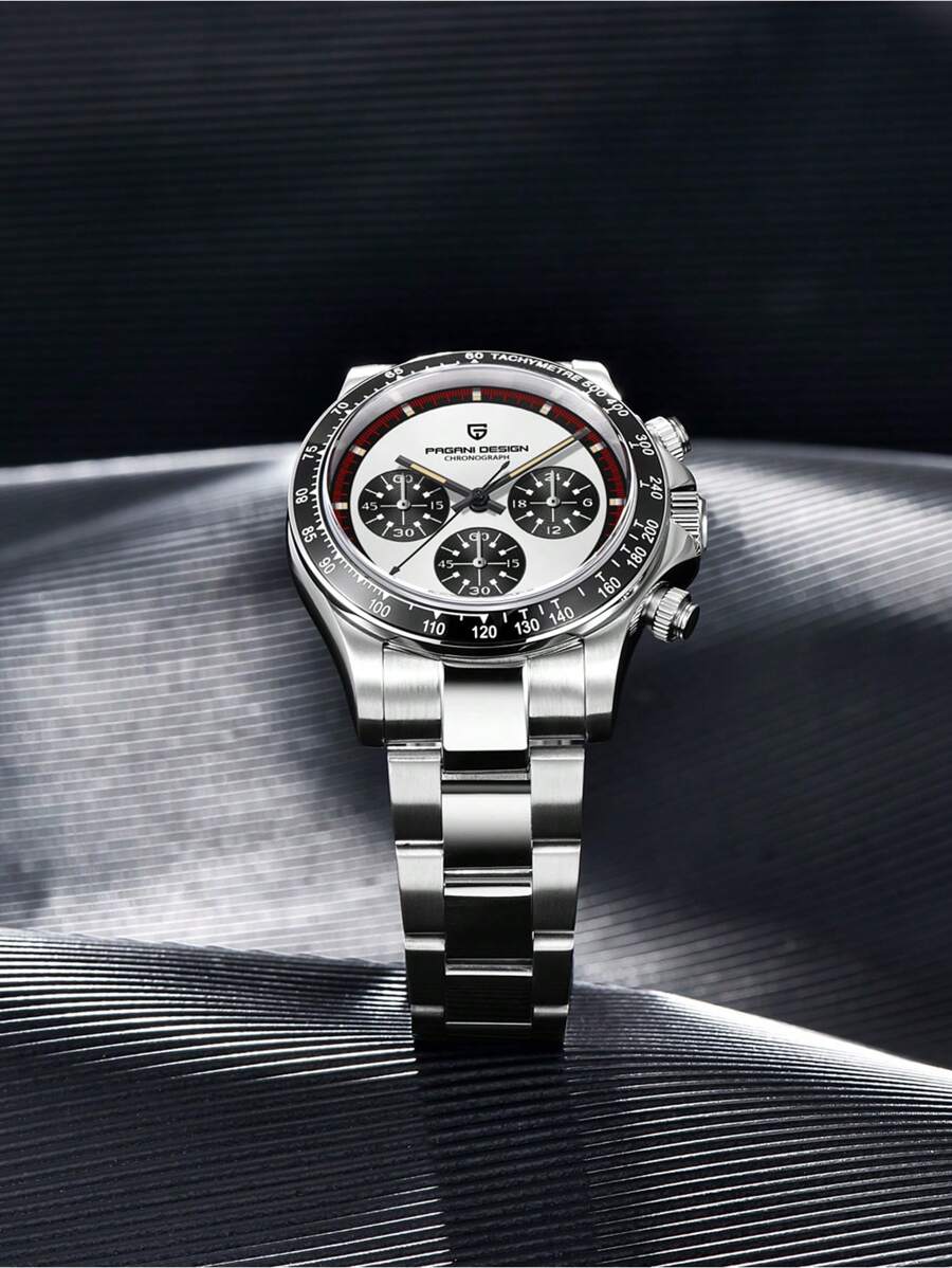 PAGANI DESIGN PAGANI DESIGN Original Herrenuhr Panda Chronograph, Japan ...