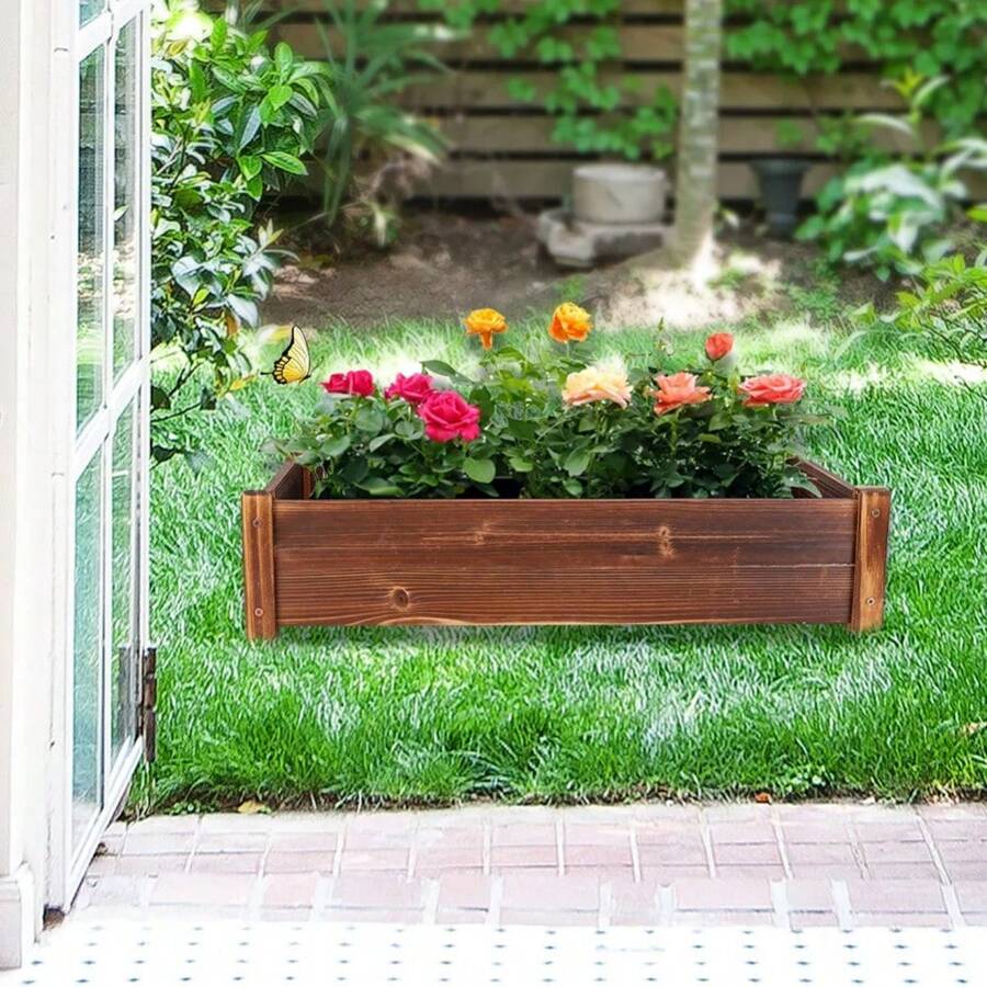 UNHO Professional Elevated Garden Bed Planter Box With Legs For Indoor ...