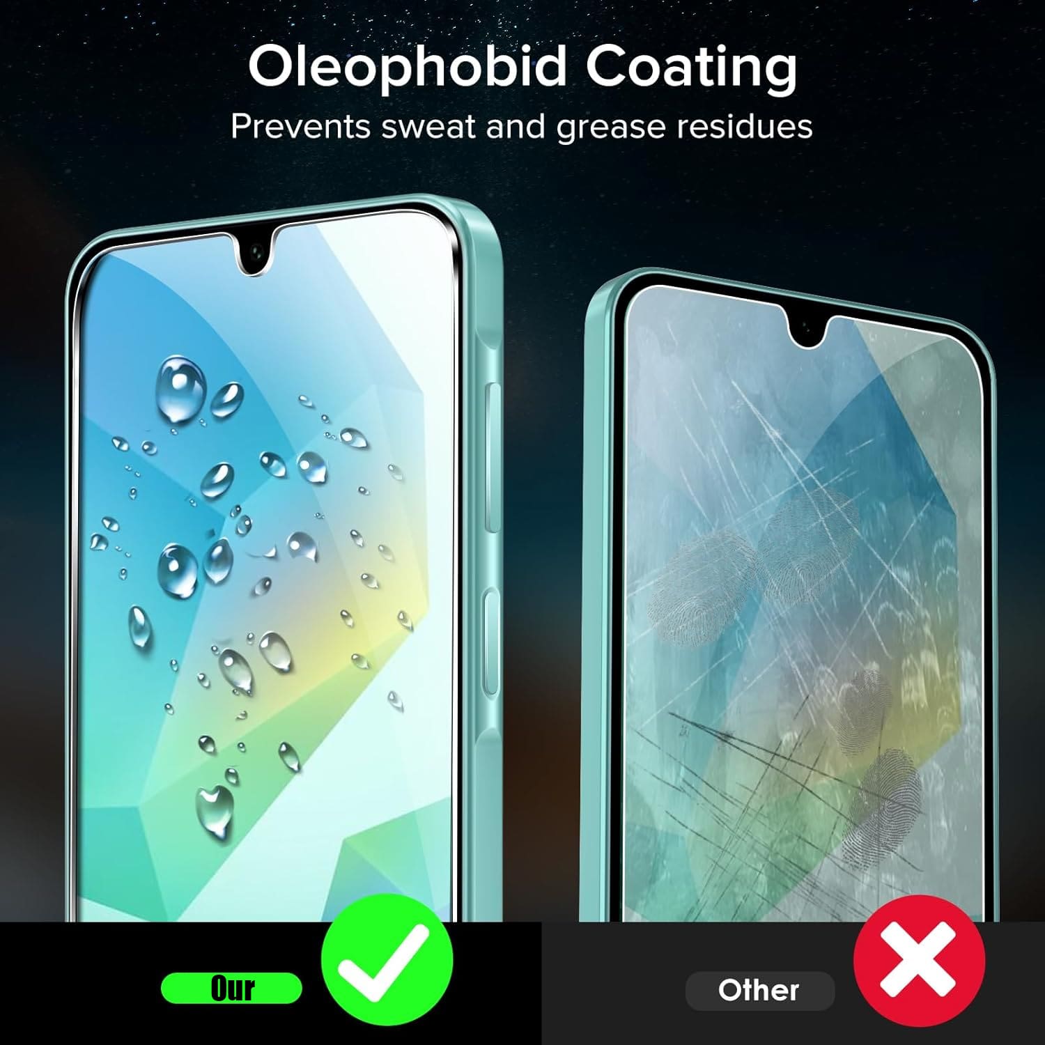 Galaxy A16 5G Transparent Screen Protector,9H Scratch Resistant ...