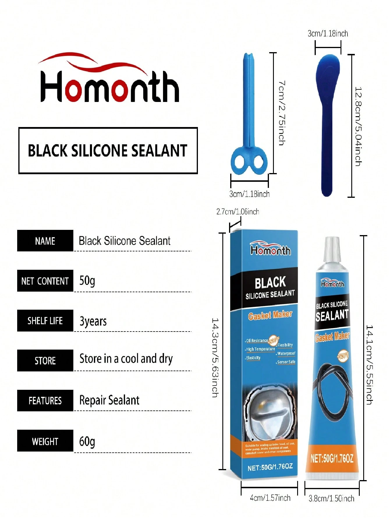 80g Engine Sealant, Suitable For Various Materials Including Metal ...