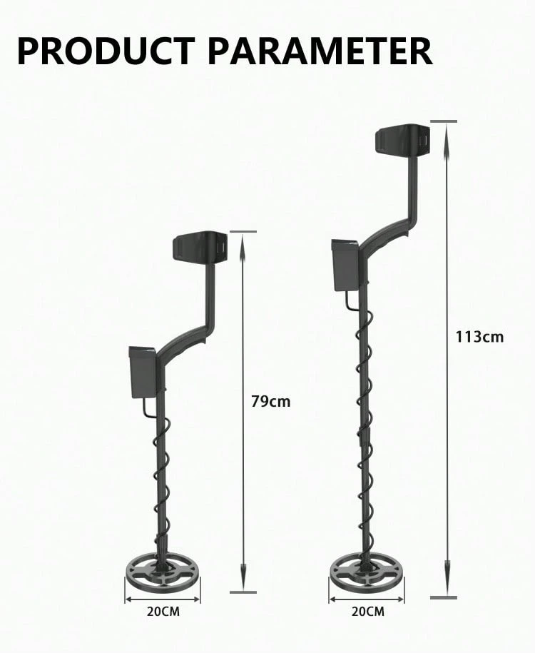 Metal detector portatile ad alta precisione impermeabile, strumento di ...