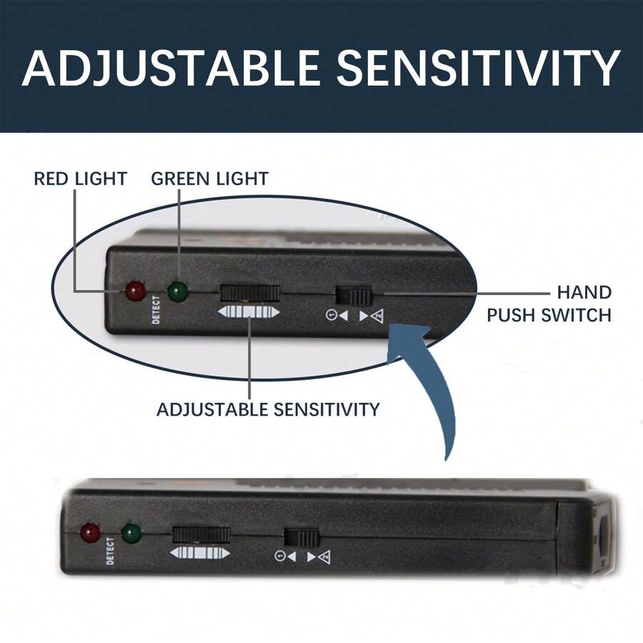 Wpp123 Wire Pipe Power Detector High-Sensitivity Adjustable Alert Wall ...