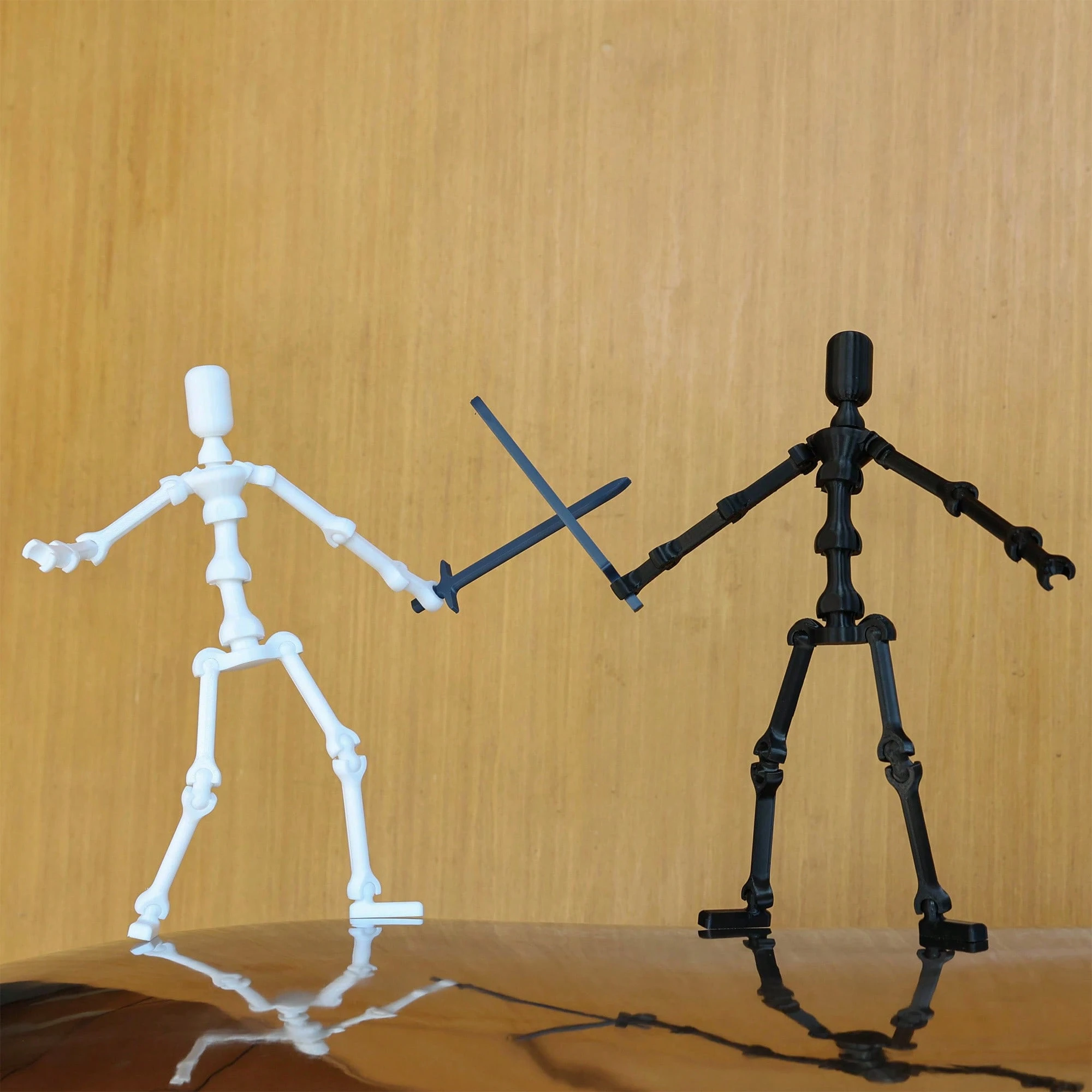 3D Printed Doll Flexible And Movable Humanoid Scale Figure Model Sketch ...