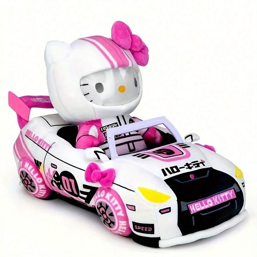 Sanrio 1pc, Hello Kitty Racer Plushie, Speed Racer Hello Kitty Plush ...