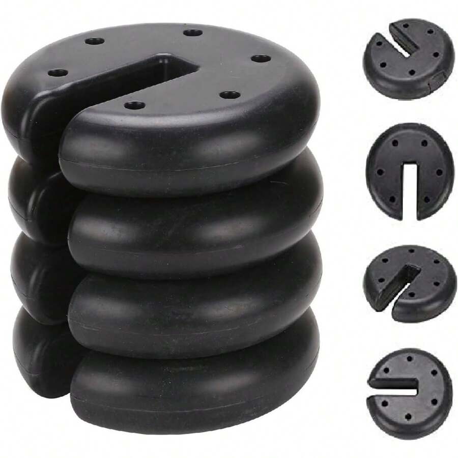 Youyijia Gazebo Weight Parasol Stand Bases Set Of 4 Heavy Duty Garden ...