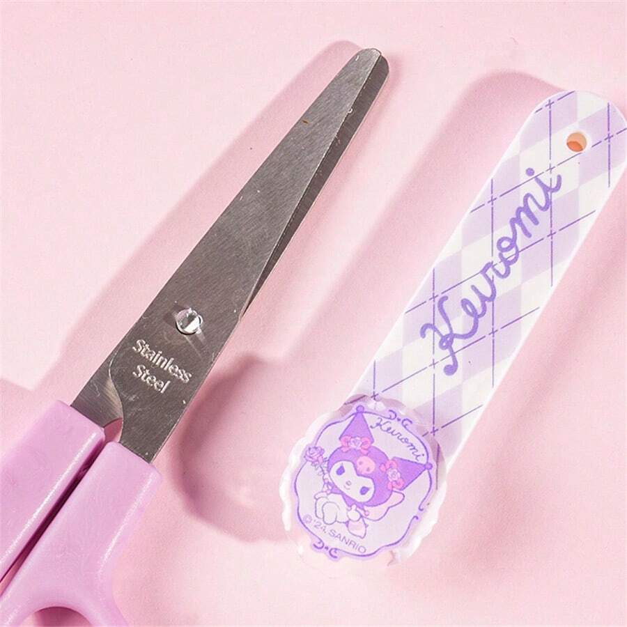 Sanrio 1pc Sanrio Licensed Cartoon Round Head Scissors, High-Quality ...
