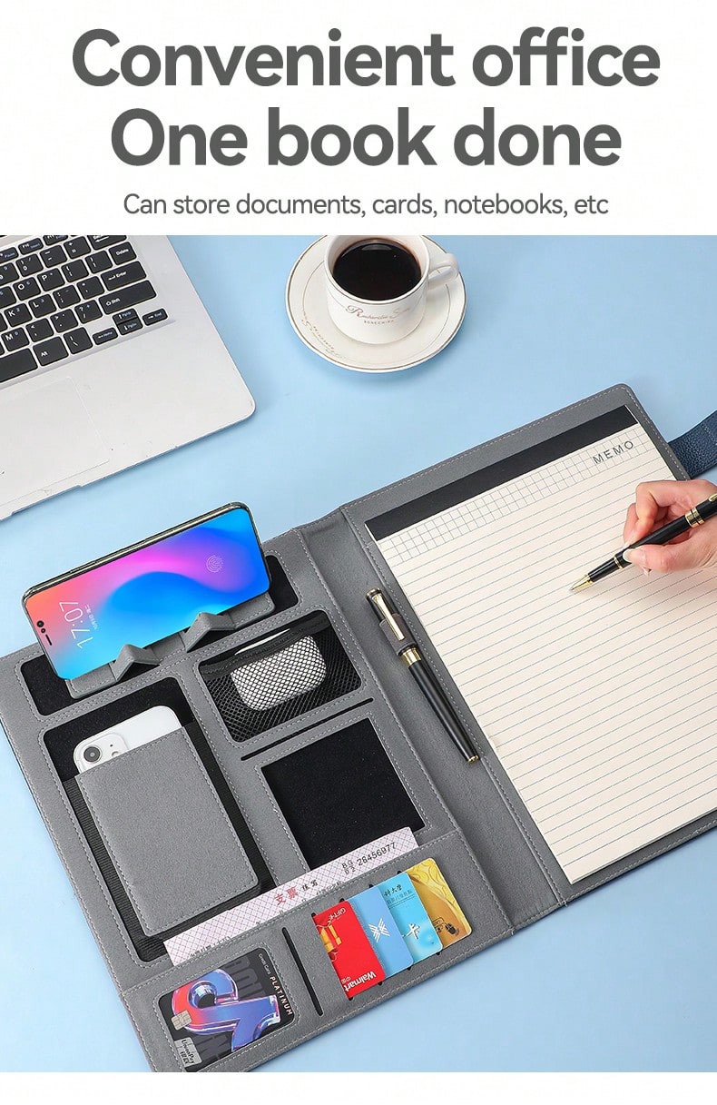 Customize Your Name Multi Functional Folder A4 Folder Office Storage ...